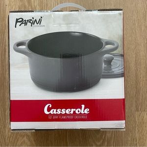 Parini | Kitchen | Qt Gray Flameproof Casserole | Poshmark